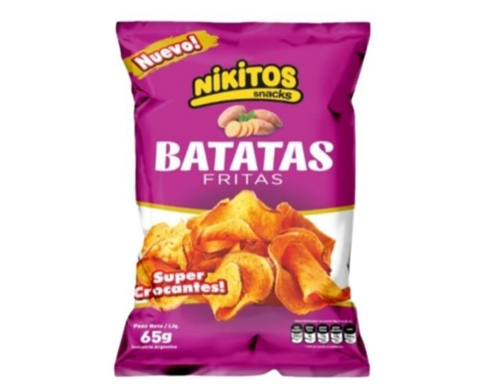NIKITOS BATATAS 65 GRS. X 30 UNID. | M.M Distribuidora