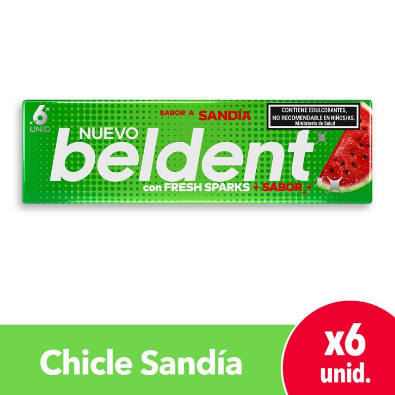 BELDENT X 20 UNID. SANDIA | M.M Distribuidora