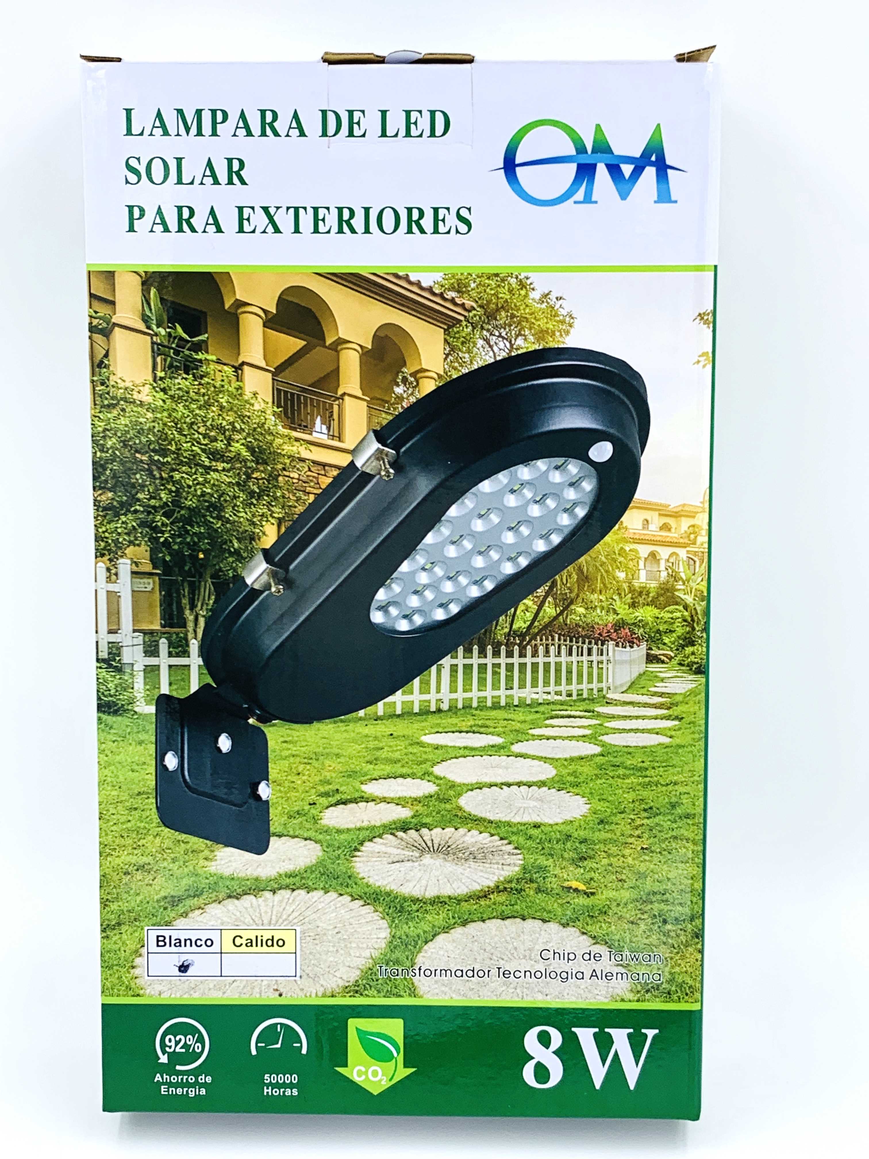 REFLECTOR LED 8W IP-65 C/BATERIA RECARGABLE SOLAR | RyR Computacion