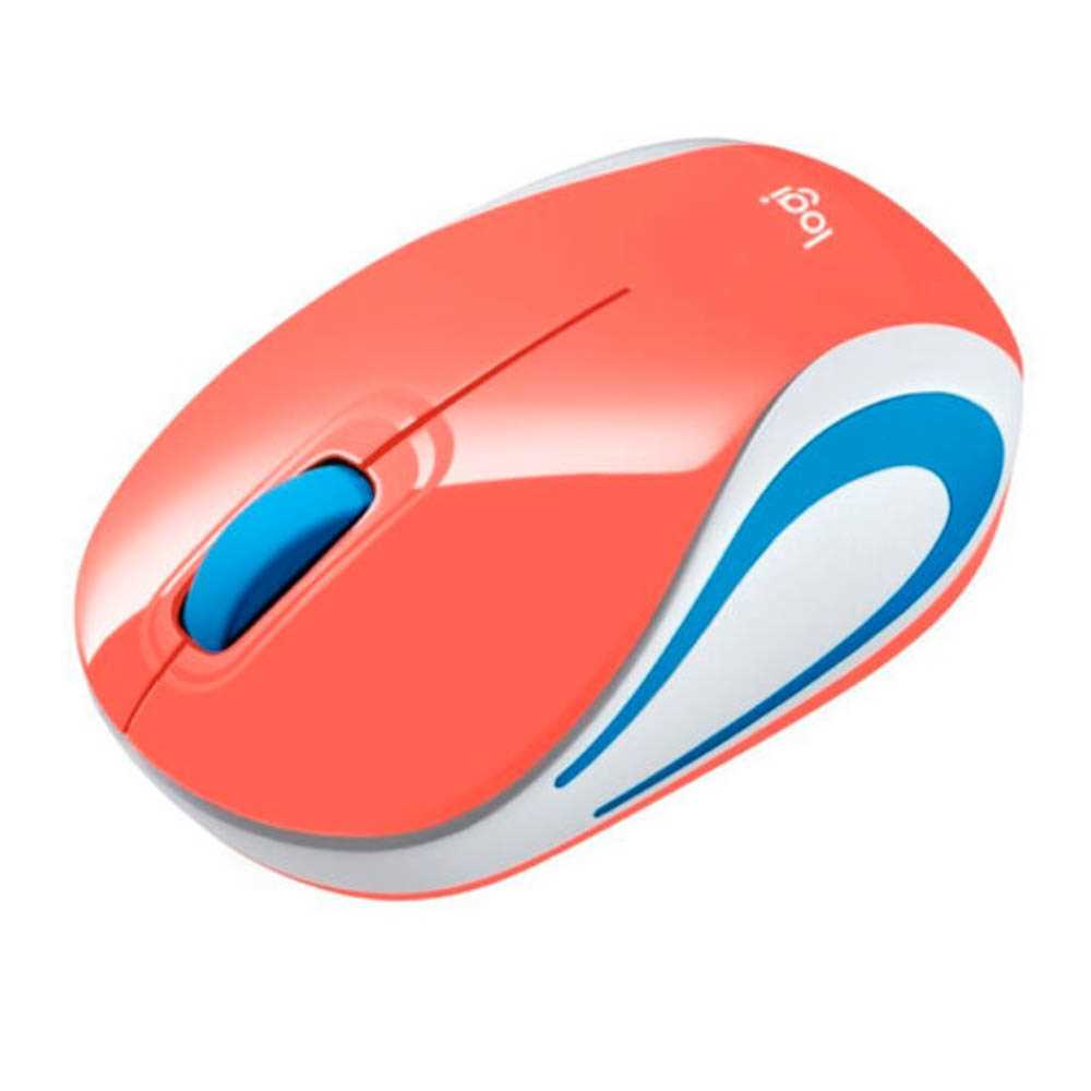 MOUSE LOGITECH INALAMBRICO M187 CORAL | RyR Computacion