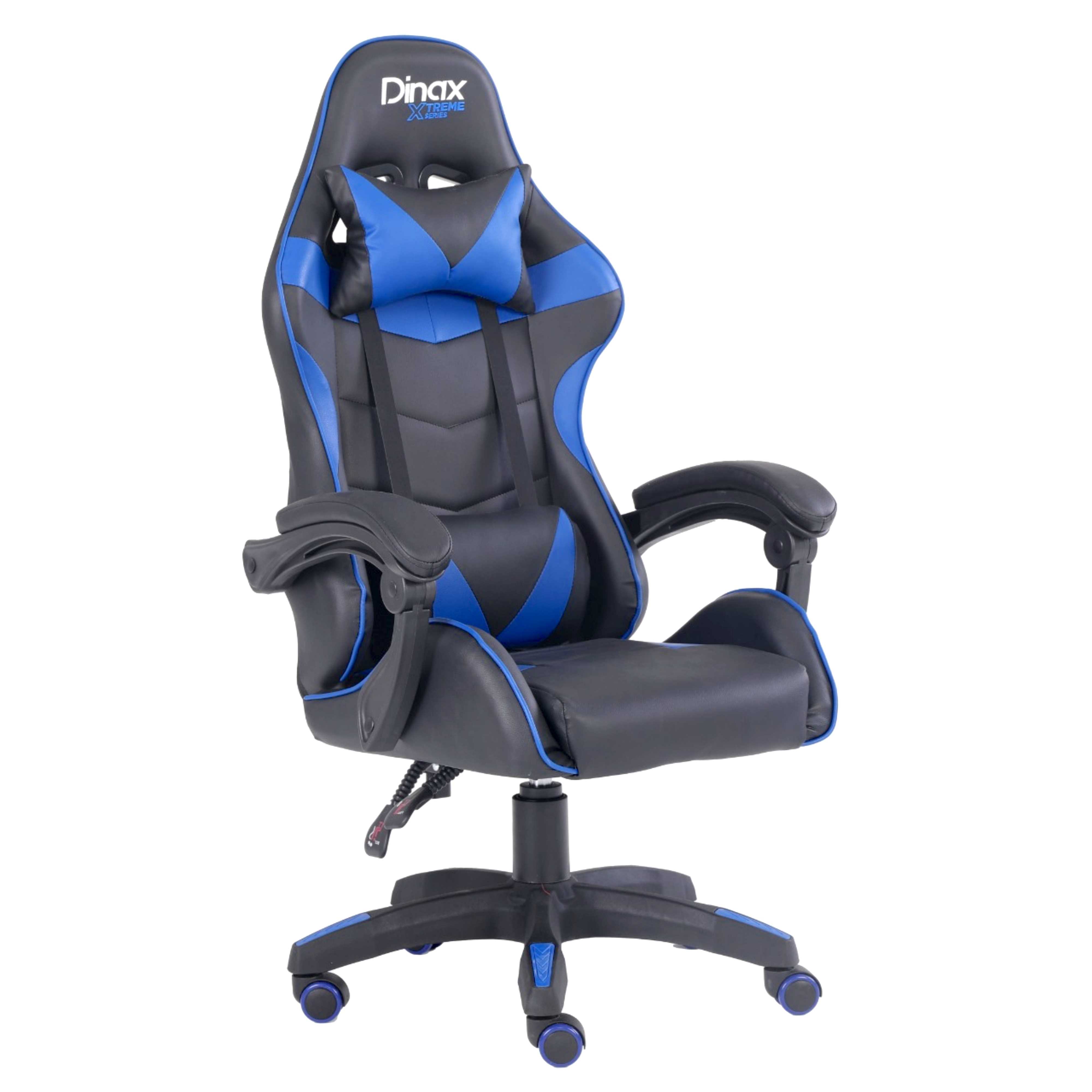 SILLA GAMER DINAX BLACK-BLUE D463T | RyR Computacion