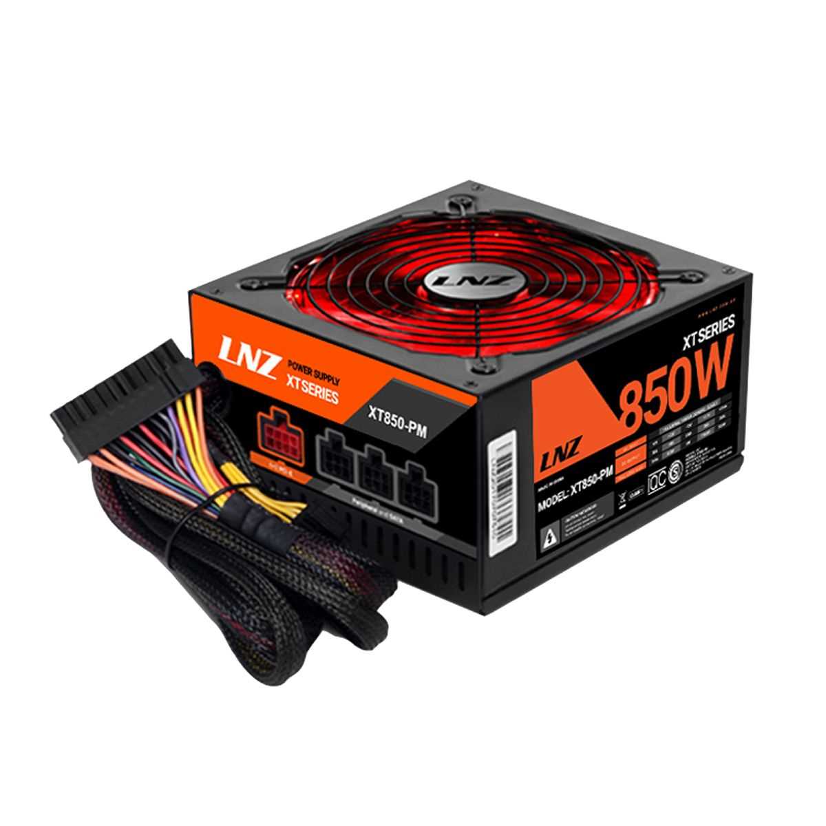 FUENTE PC 850W LNZ XT850-PM SEMI MODULAR | RyR Computacion