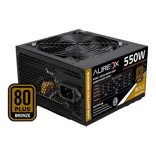 FUENTE PC 550W AUREOX UNLIMITED 80+ BRONZE | RyR Computacion
