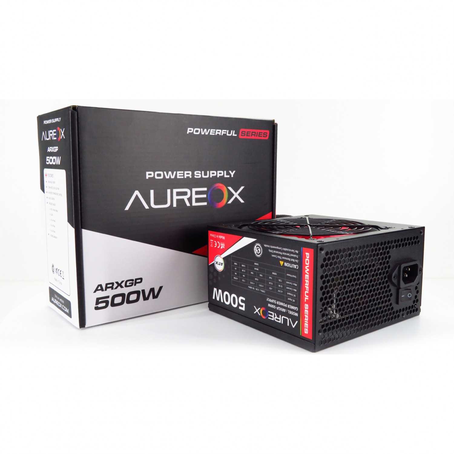 FUENTE PC 500W REALES AUREOX ARXGP | RyR Computacion