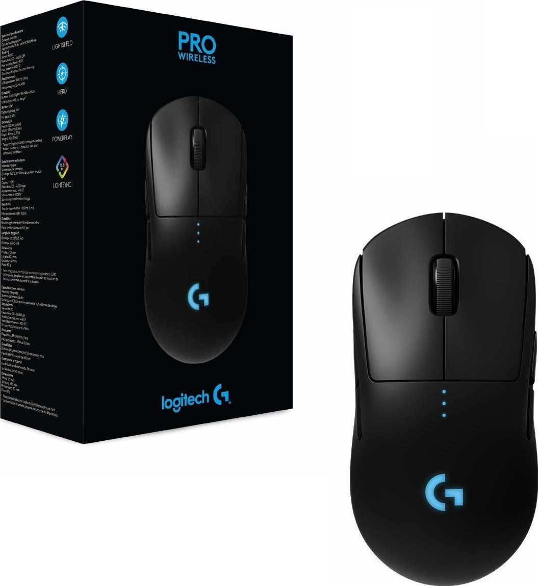 MOUSE LOGITECH G PRO WIRELESS BLACK | RyR Computacion
