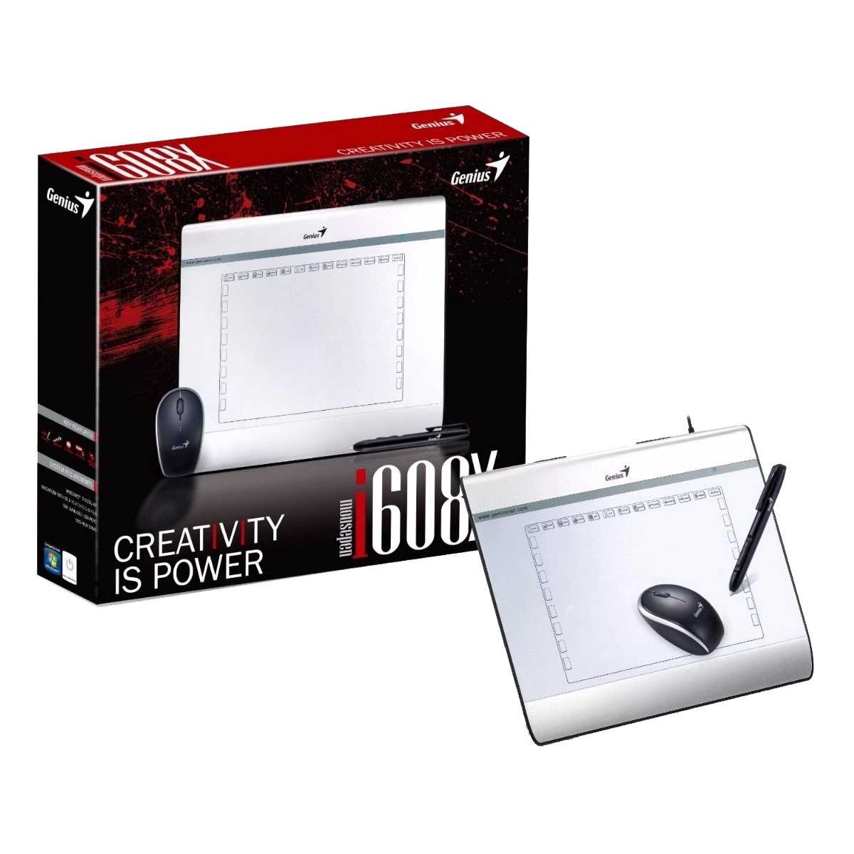 TABLETA GRAFICA GENIUS MOUSEPEN I608X | RyR Computacion