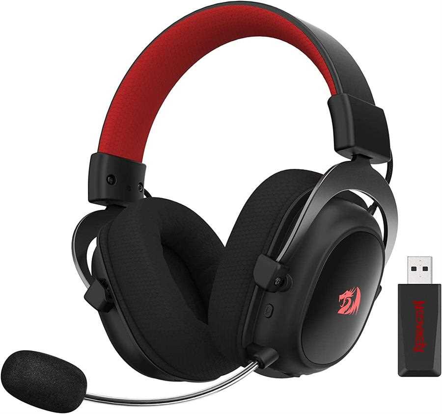AURICULAR REDRAGON H510-WL ZEUS X WIRELESS BLACK | RyR Computacion