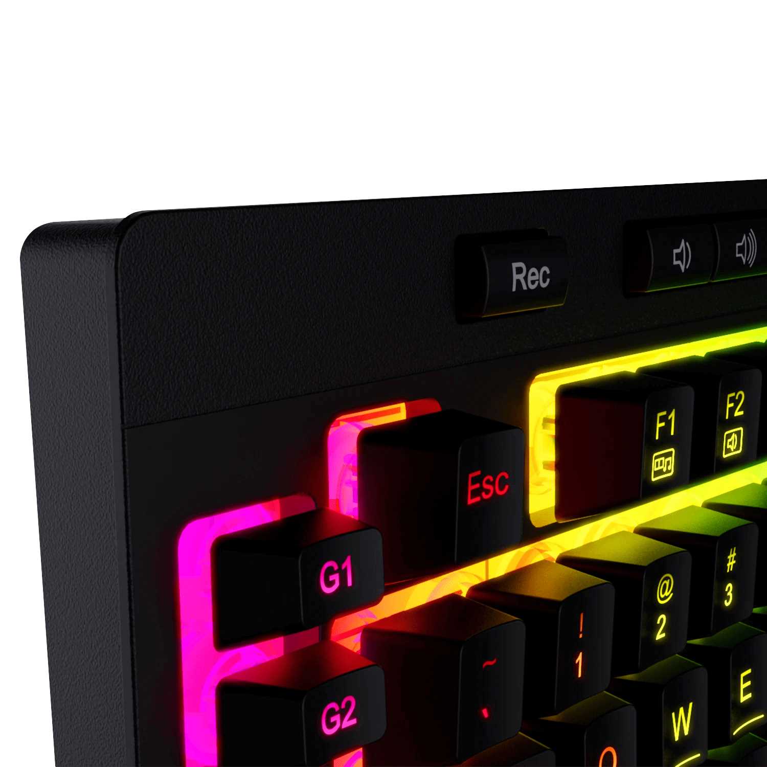 TECLADO REDRAGON K512 SHIVA RGB BLACK MEMBRANA | RyR Computacion