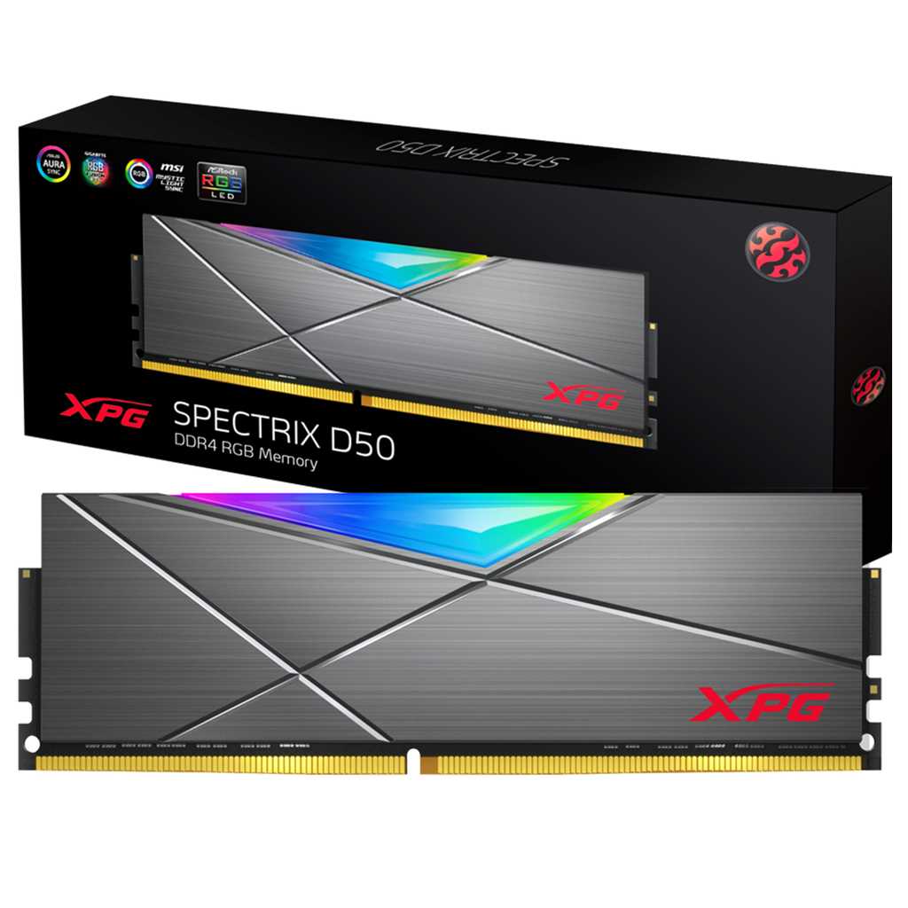 MEMORIA RAM DDR4 16GB 3200MHZ ADATA XPG SPECTRIX D50 RGB | RyR Computacion