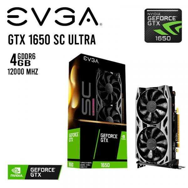PLACA DE VIDEO GTX 1650 4GB SC SUPER GAMING ULTRA EVGA | RyR Computacion