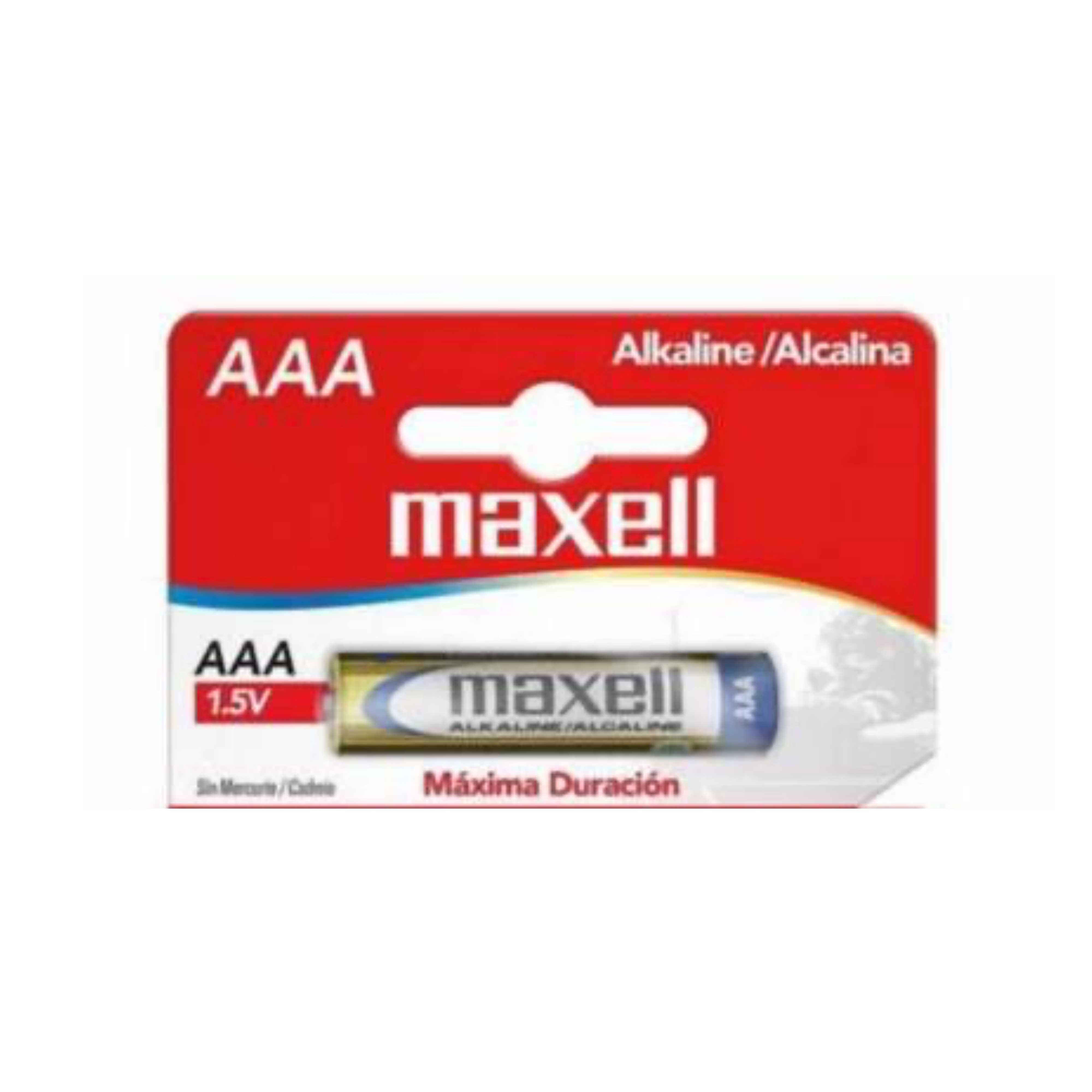 PILA MAXELL AAA ALKALINA BLISTER X 1 | RyR Computacion