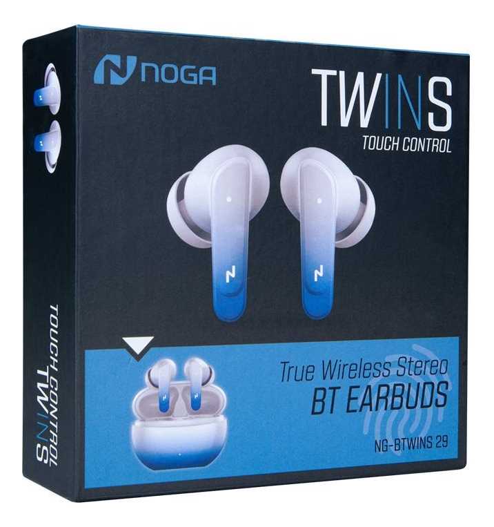 AURICULAR BT NOGANET BTWINS 29 AZUL | RyR Computacion