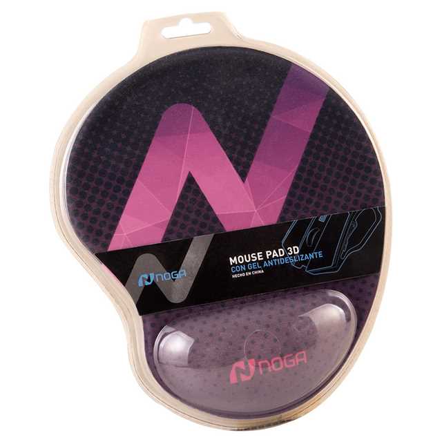 PAD MOUSE CON GEL 3D NOGANET VIOLETA | RyR Computacion