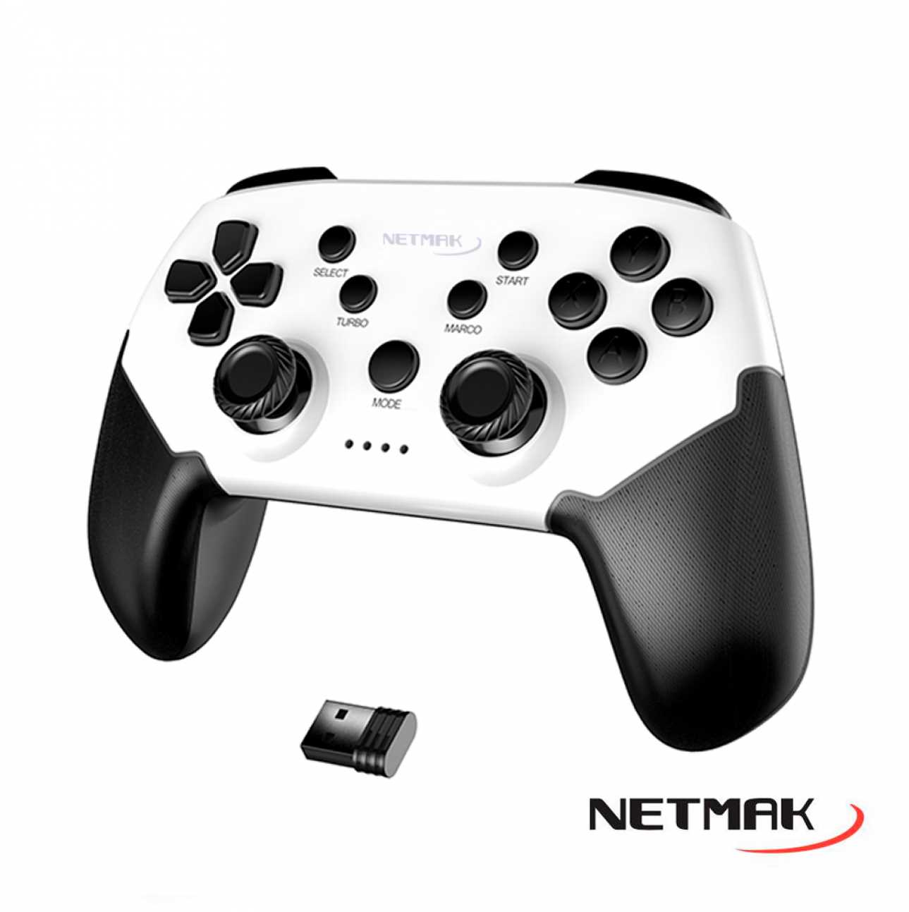 Joystick Netmak Inalambrico Pc Ps3 Android Nm Magnum Ryr Computacion