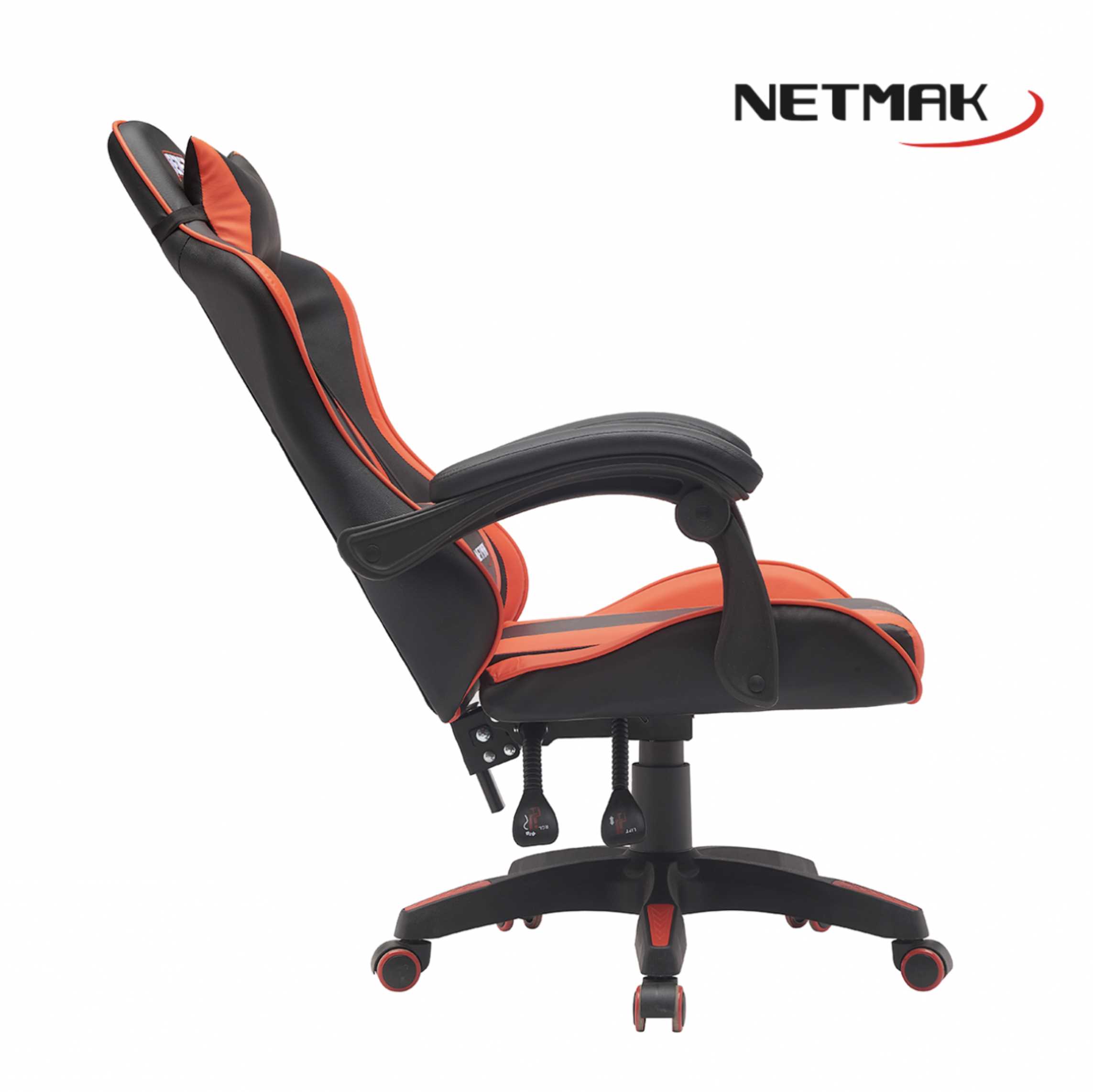 SILLA GAMER NETMAK NM-BEAST ROJA | RyR Computacion