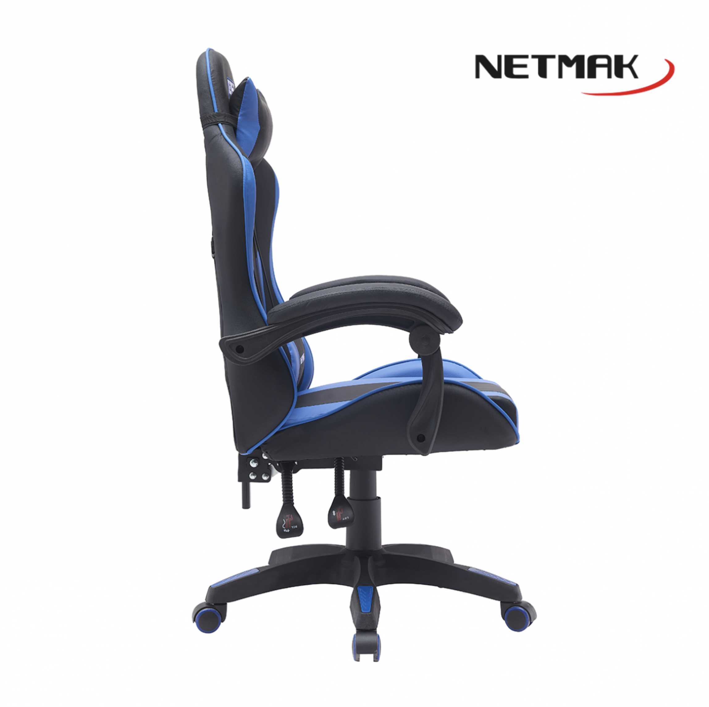 SILLA GAMER NETMAK NM-BEAST AZUL | RyR Computacion