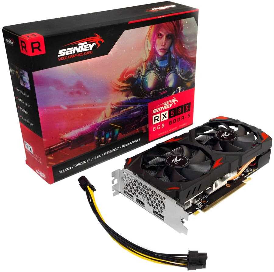 PLACA DE VIDEO RX580 8GB DDR5 SENTEY | RyR Computacion