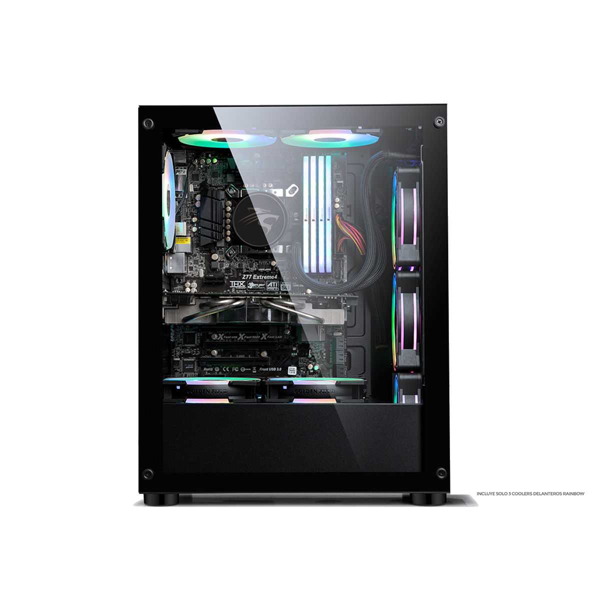 GABINETE SENTEY K20 MAX RGB S/FUENTE 3 FAN COOLER | RyR Computacion