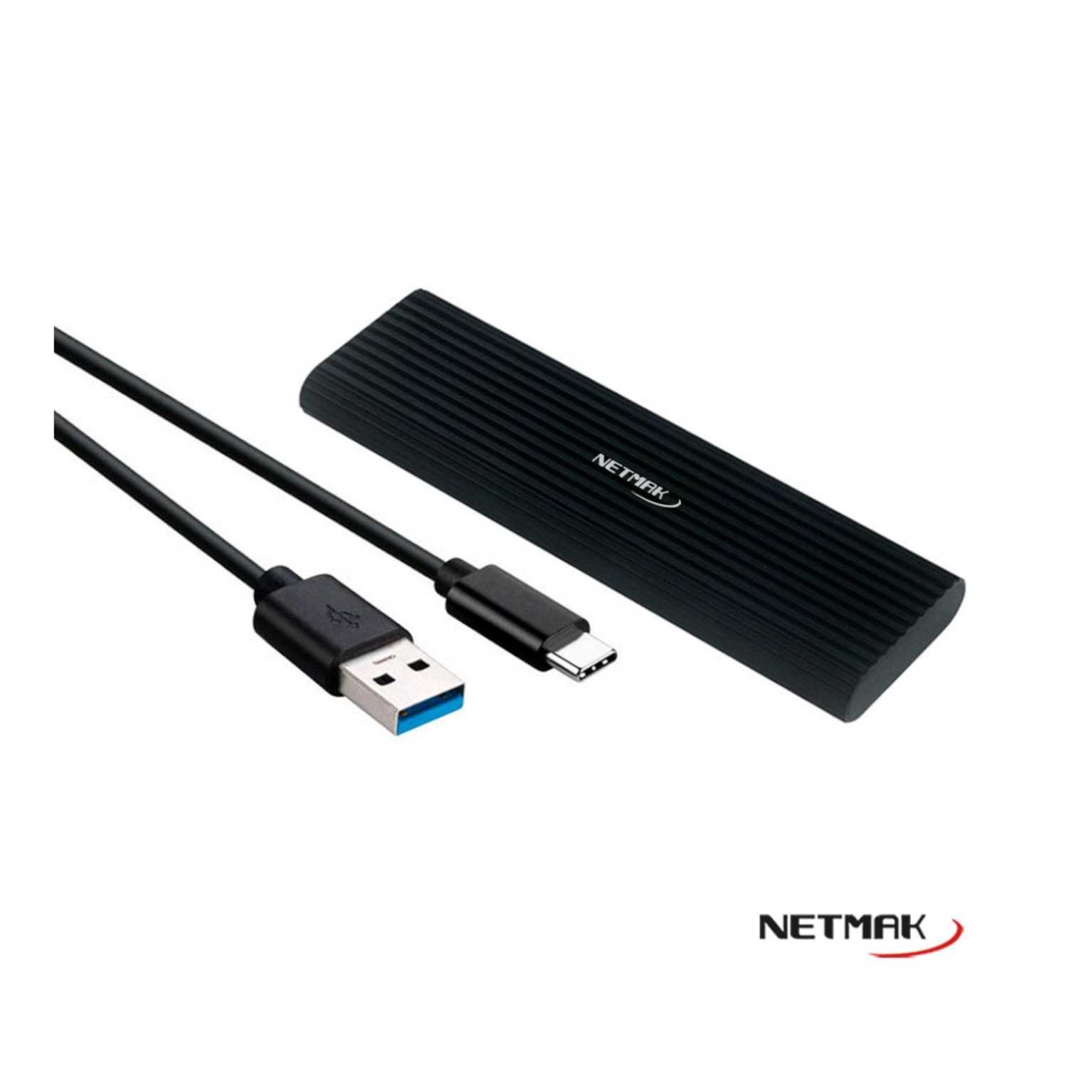 CARRY DISK USB C 3.0 NETMAK NM-CASE-6 M.2 SSD NVME | RyR Computacion CARRY DISK USB C 3.0 NETMAK NM-CASE-6 M.2 SSD NVME | RyR Computacion