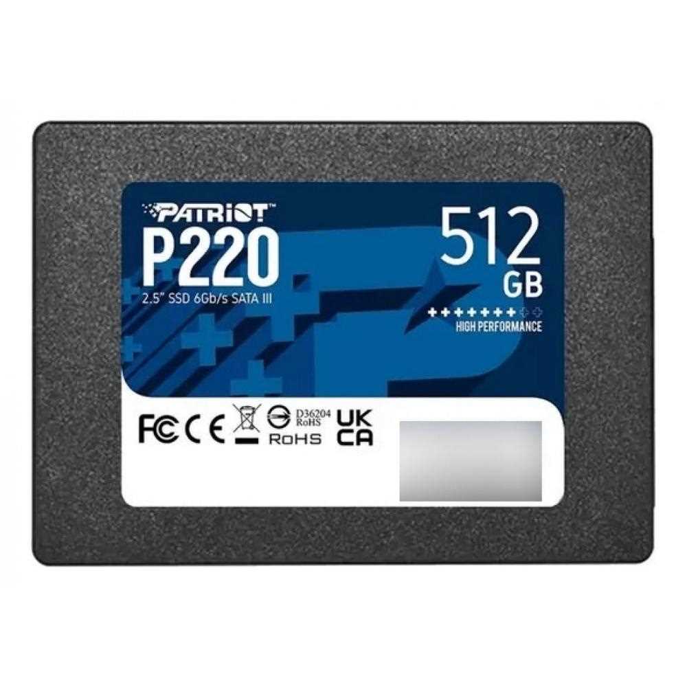 DISCO SOLIDO SSD 512GB PATRIOT P220 | RyR Computacion
