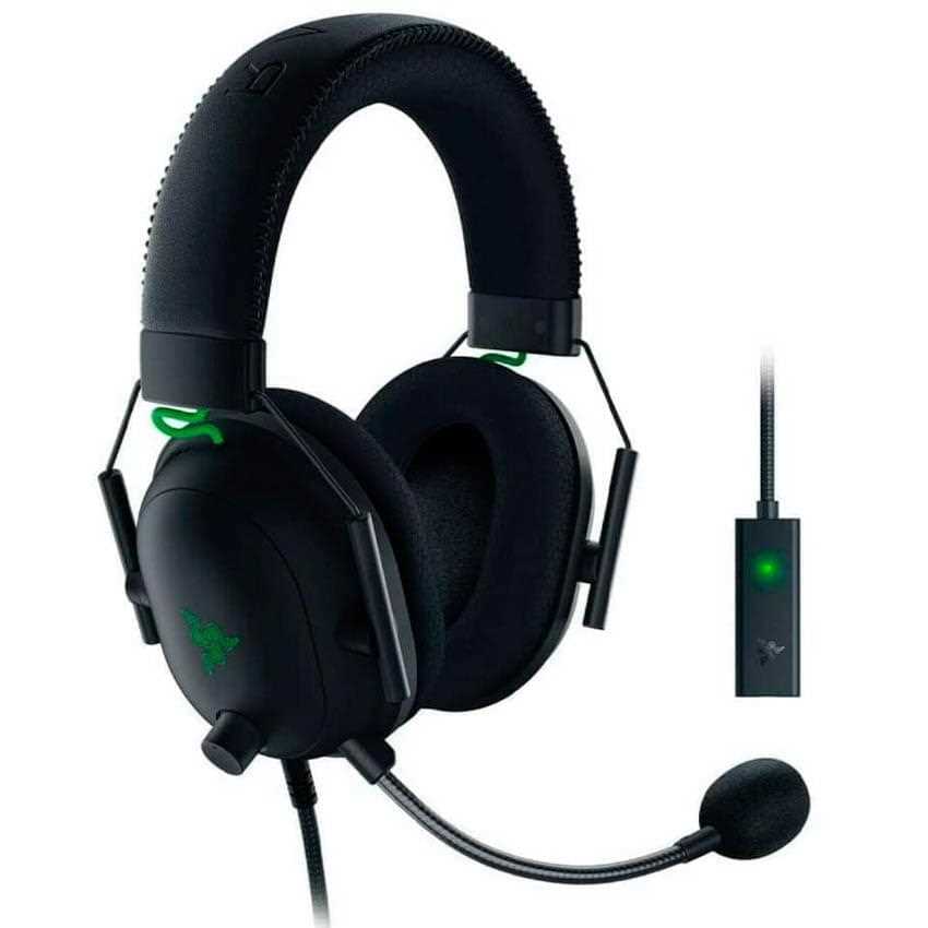 AURICULAR RAZER BLACKSHARK V2 USB SOUND CARD BLACK | RyR Computacion