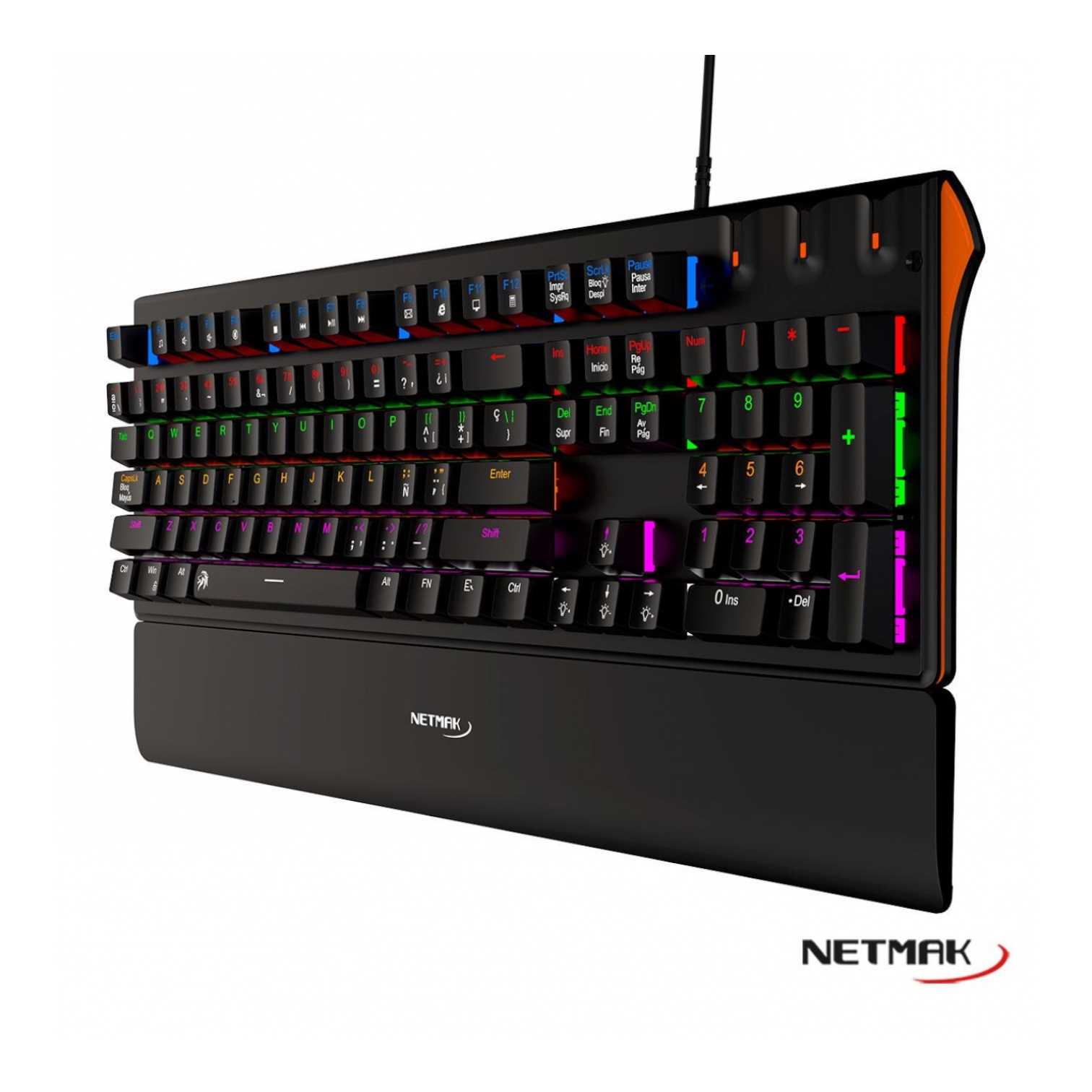 TECLADO NETMAK MECANICO NM-LEGEND | RyR Computacion