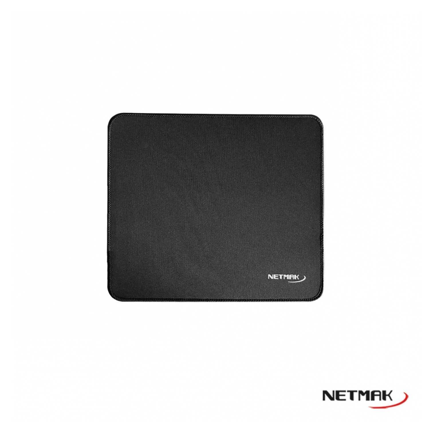 PAD MOUSE NETMAK LISO NEGRO 20X20CM NM-PAD1 | RyR Computacion