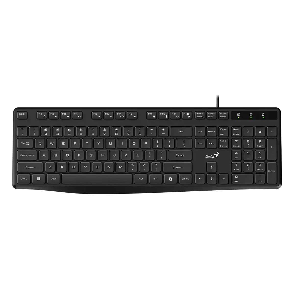TECLADO GENIUS USB 2.0 KB-117S SP BLACK | RyR Computacion