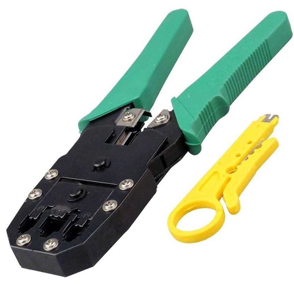 PINZA CRIMPEADORA RJ45/11 NETMAK NM-R02 | RyR Computacion